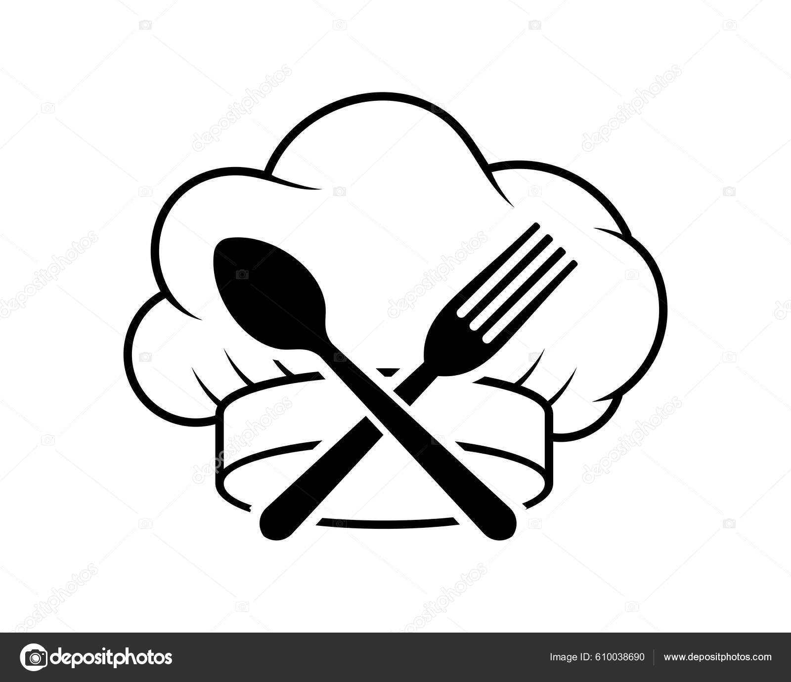 Chef Hat Spoon Fork Stock Vector by ©skyace 610038690 Chef Hat Spoon Fork Stock Vector by ©skyace 610038690