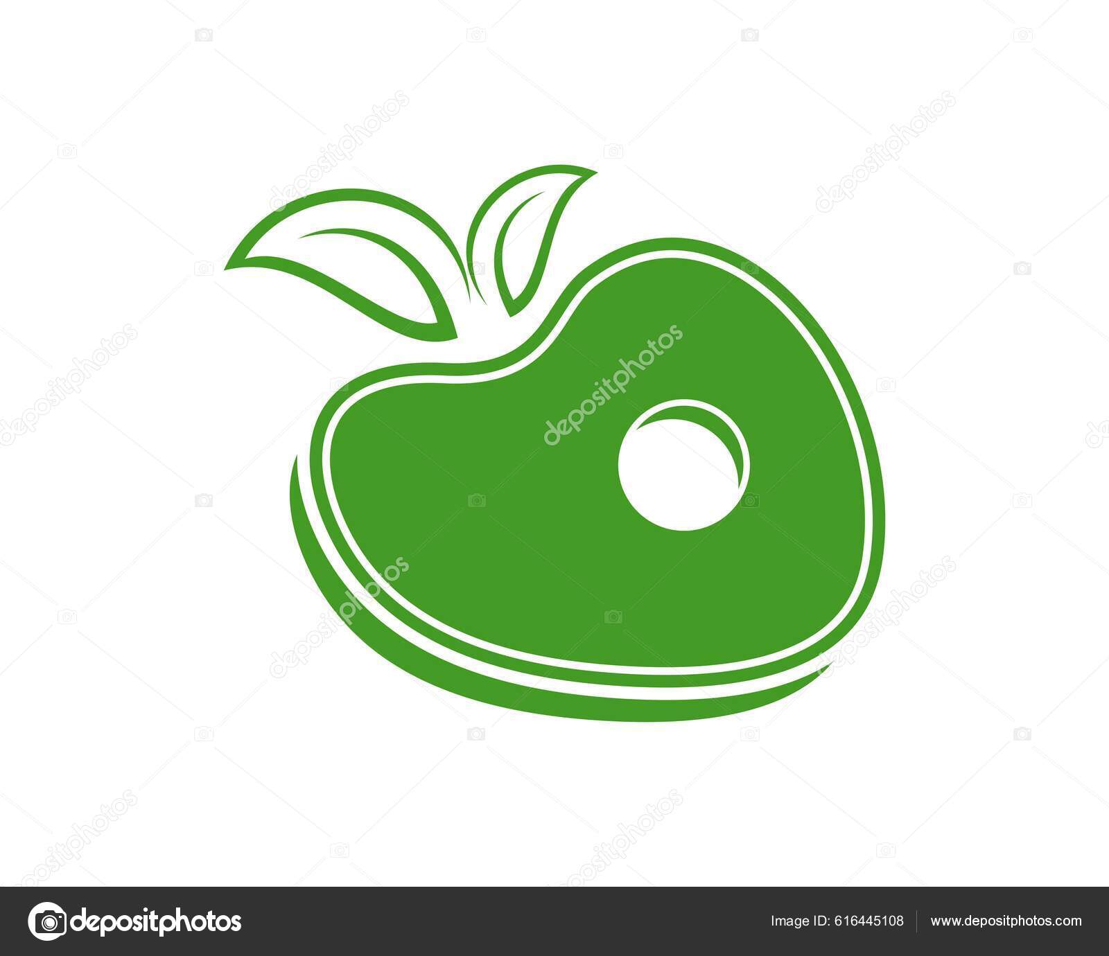Green Meat Leaf Top Stock Vector Image by ©skyace #616445108