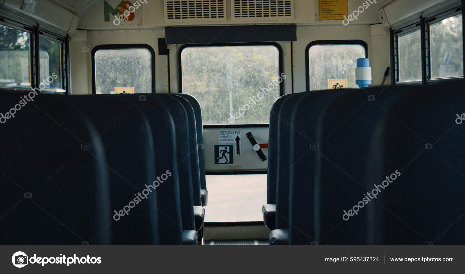 School Bus Inside Back