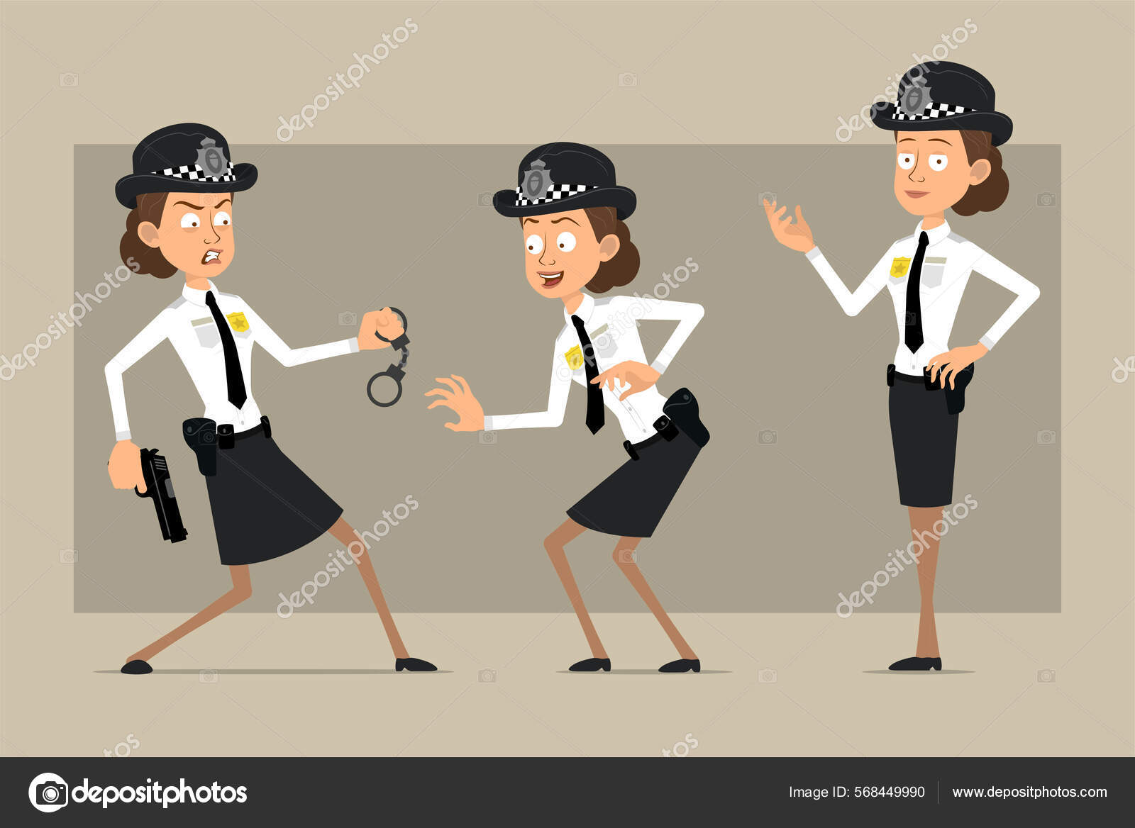 British Policeman Cartoon