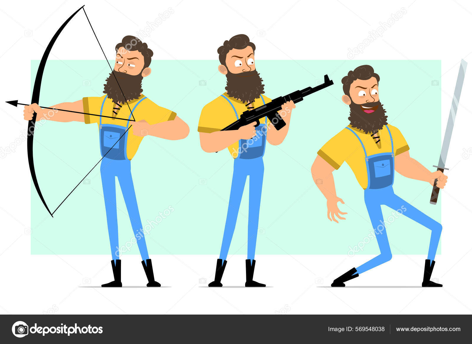 Strong Funny Cartoon