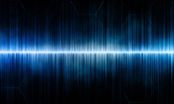 Blue Sound Wave Background