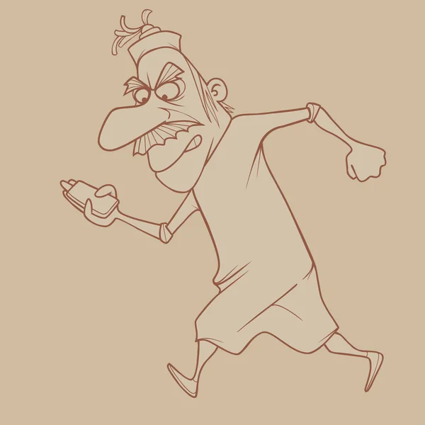 Cartoon character smiling man in a hat Stock Illustration by ©Westamult ...