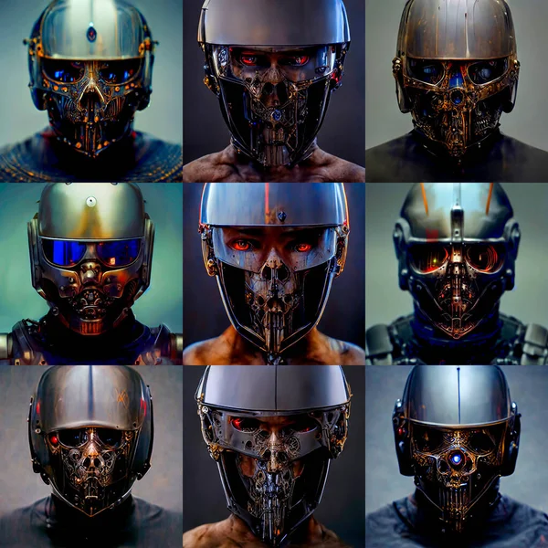 Terminator Gladiator. Artificial intelligence. Advertising for ...