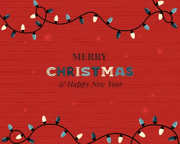 Merry Christmas Lights Banner