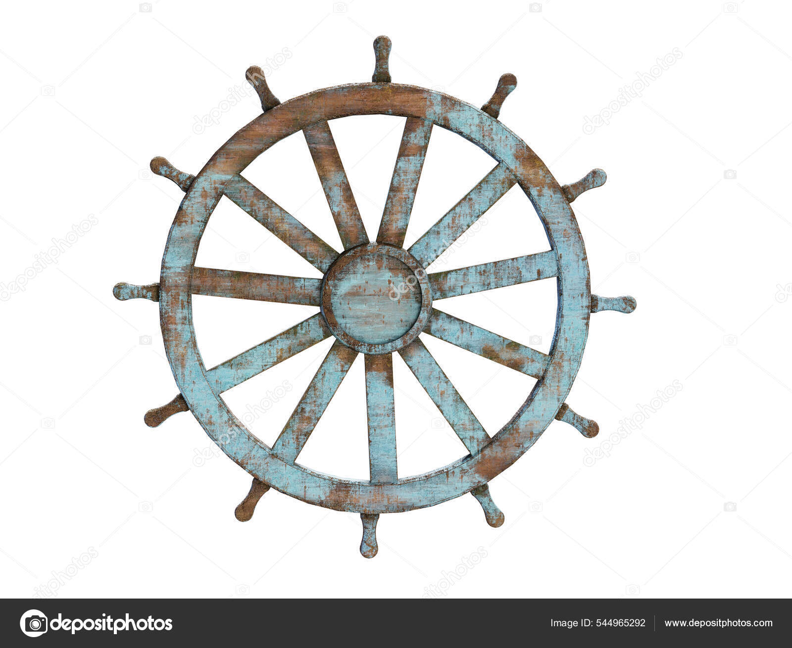 Pirate Ship Steering Wheel Drawing