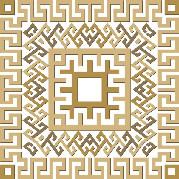 Emboss Celtic Style Seamless Pattern Square Zipper Frames Borders Greek Stock Vector by ©Nailaz ...