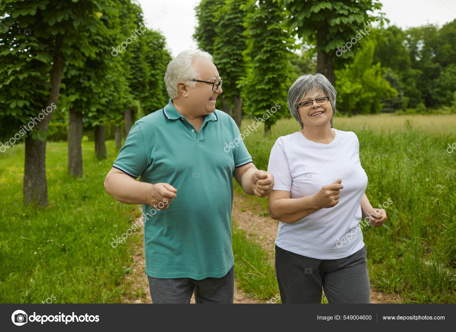 Active Elderly Couple