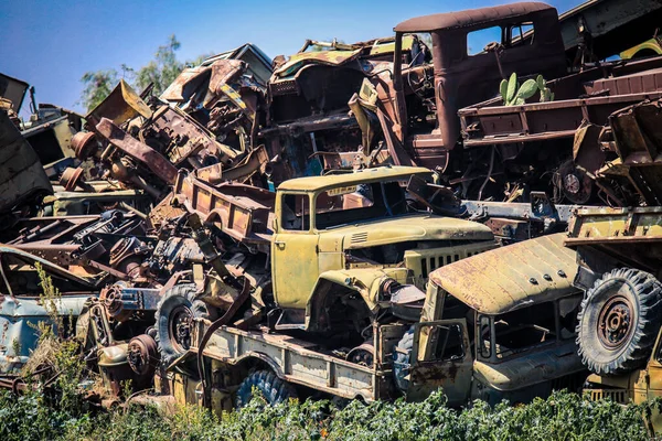 Abandoned Army Tanks Tank Graveyard Asmara Eritrea Stock Photo by ...