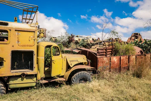 Abandoned Army Tanks Tank Graveyard Asmara Eritrea Stock Photo by ...