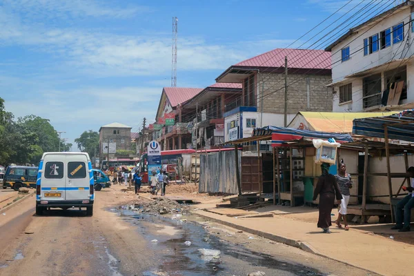 Kumasi, Ghana - April 06, 2022: Crowded African Road with Local Ghana ...