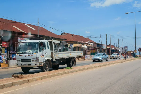 Kumasi, Ghana - April 06, 2022: Crowded African Road with Local Ghana ...