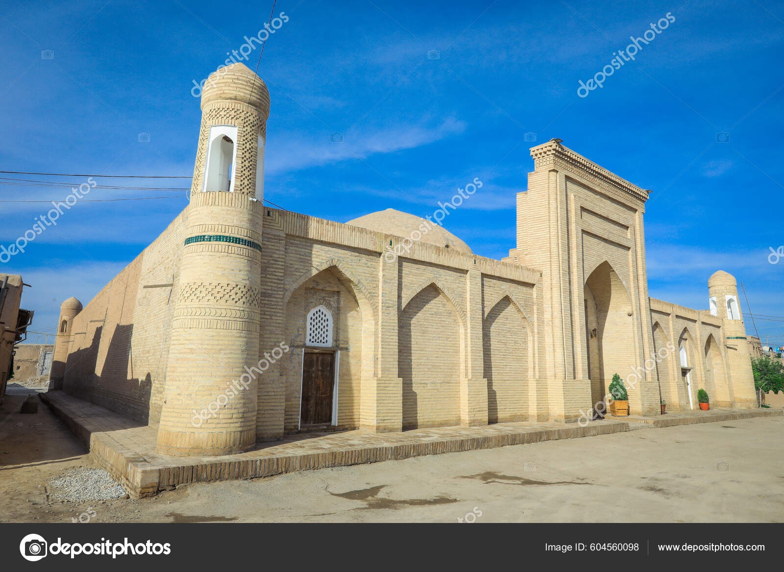 Ancient Architecture Old Khiva City Xorazm Region Uzbekistan – Stock ...