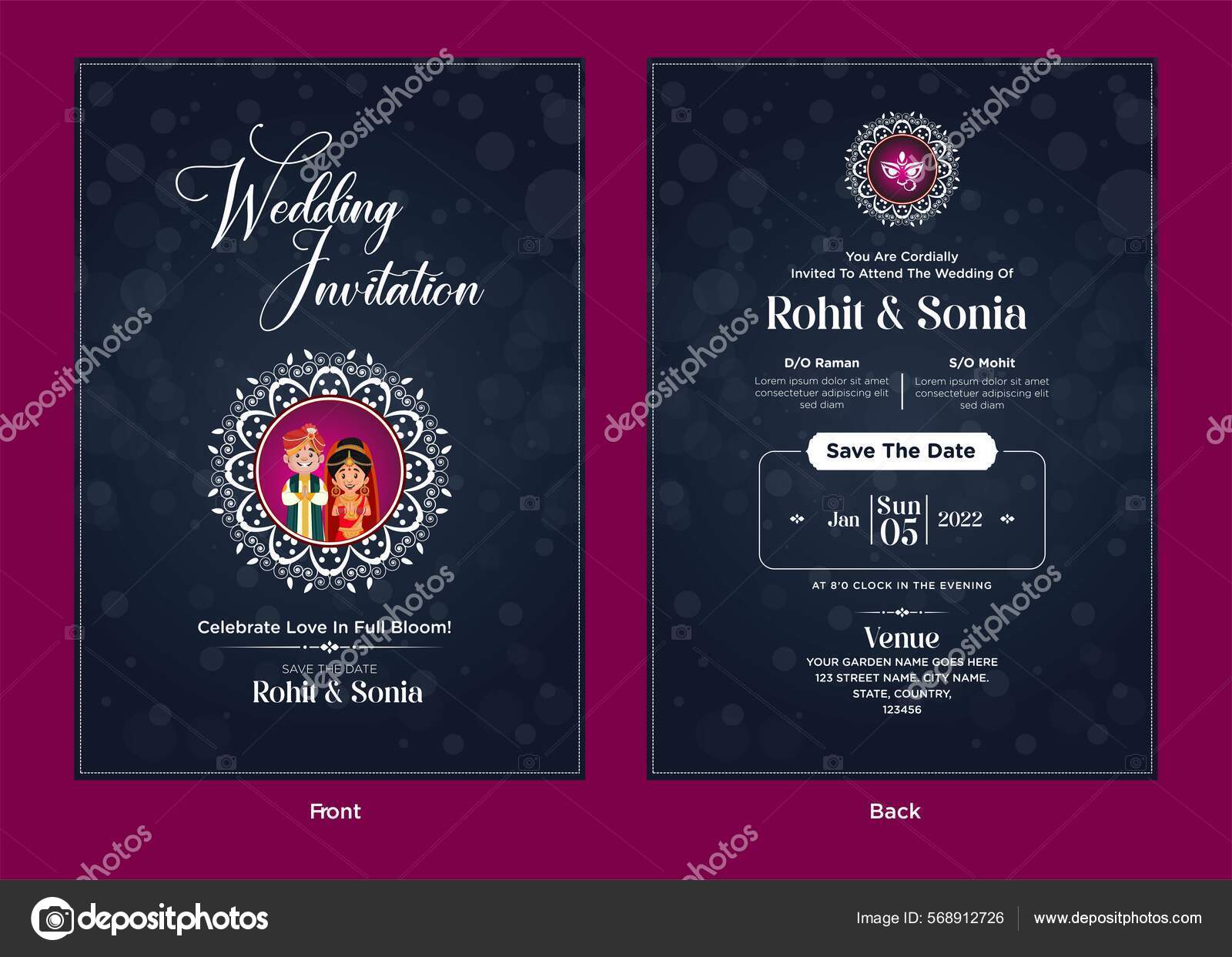 Indian Traditional Card Designs