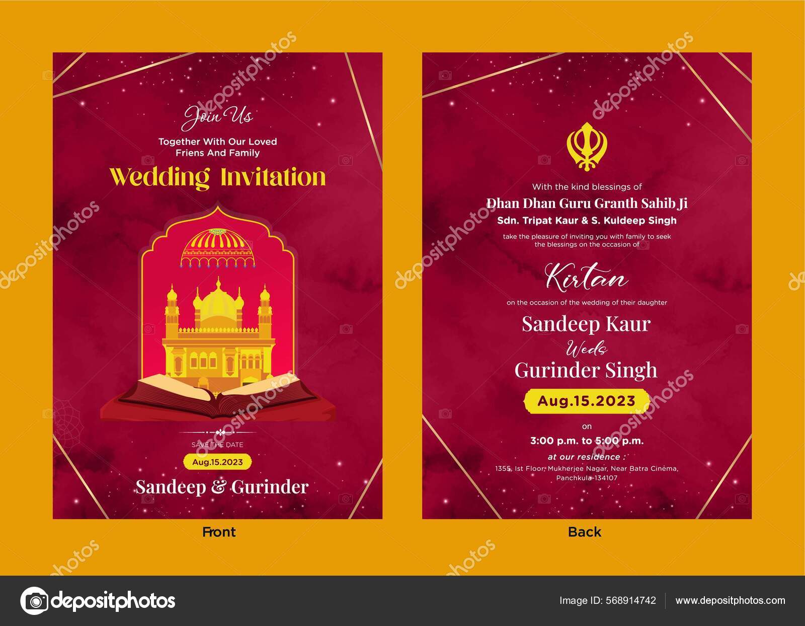 Kirtan Invitation Card Background - Infoupdate.org