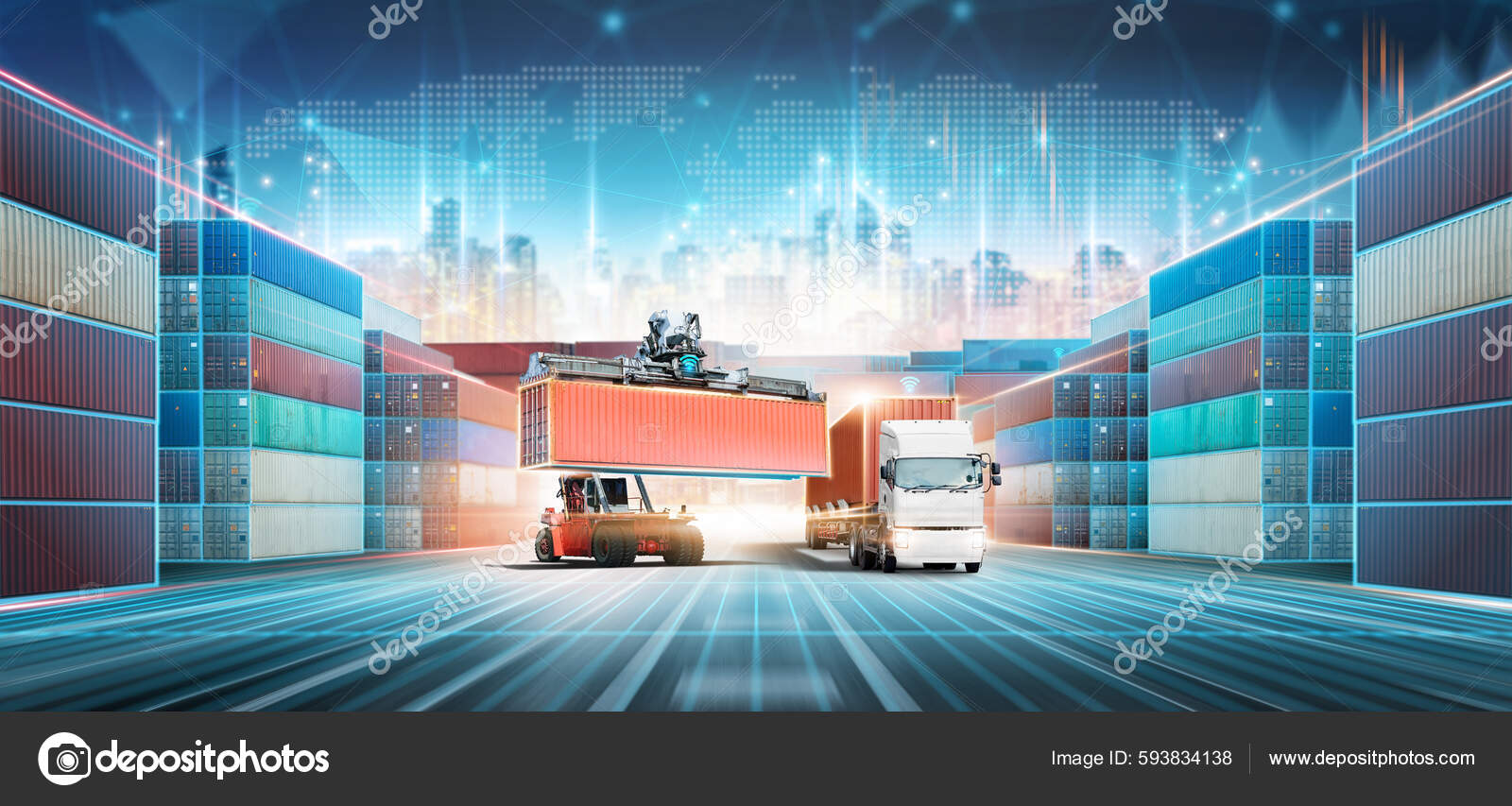 Warehouse Logistic Wallpaper