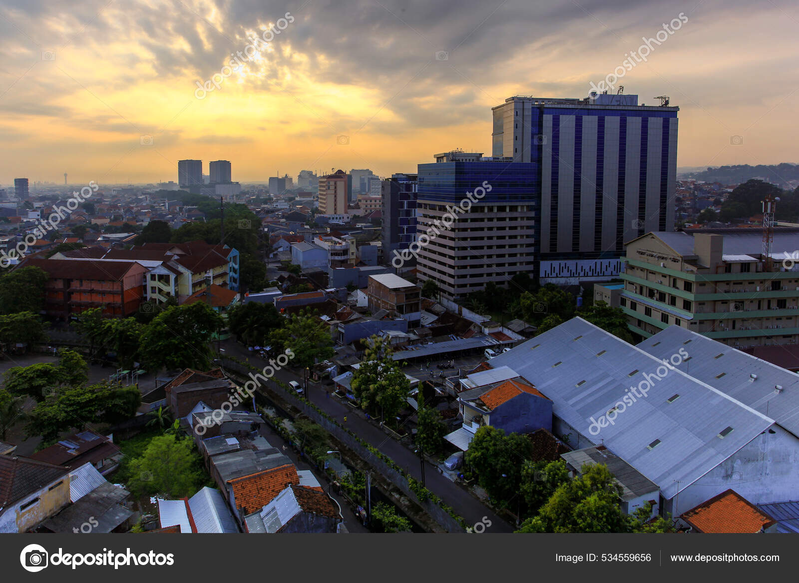 Semarang Capital Largest City Central Java Province Indonesia Major ...