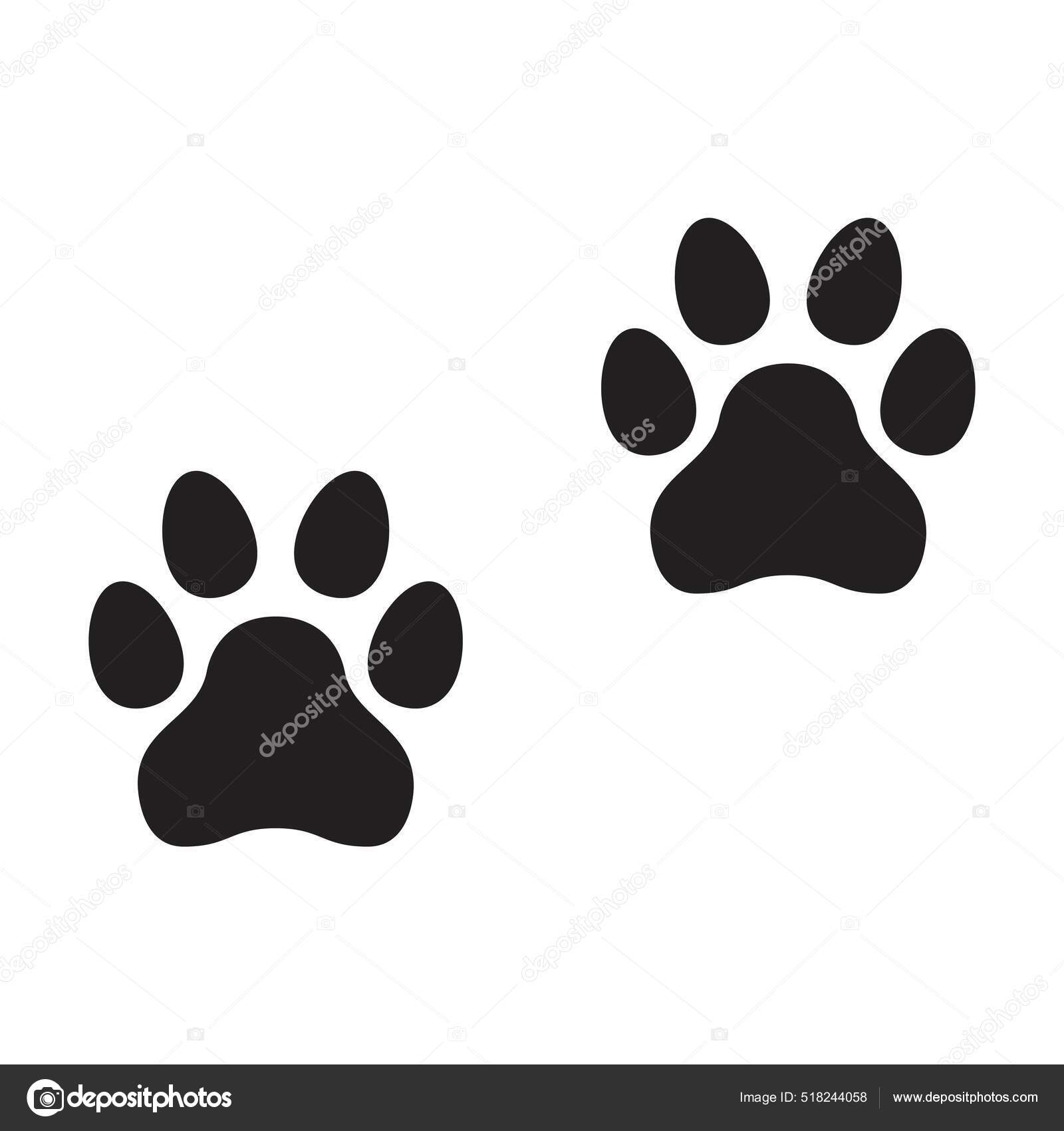 Cat Paw Print Vector