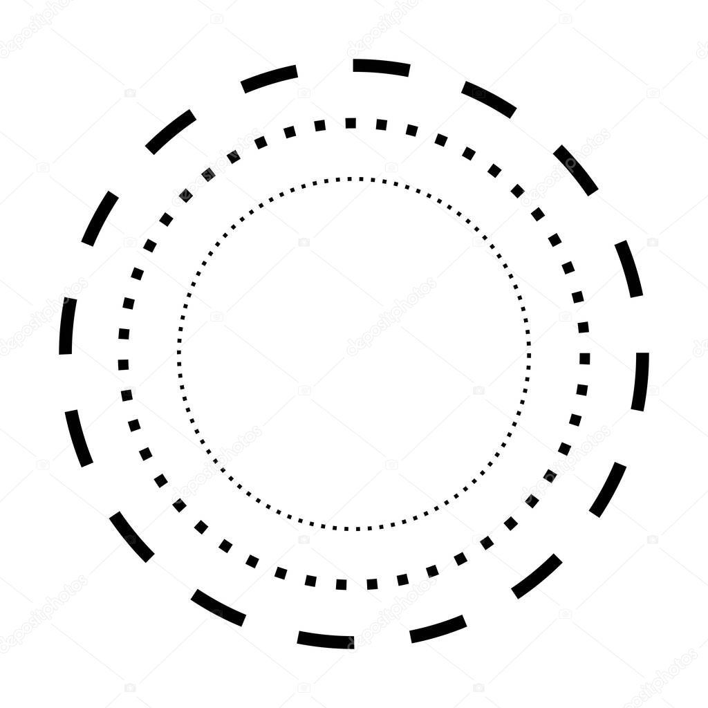 Rastreo de líneas de forma de círculo elemento para preescolar, jardín ...