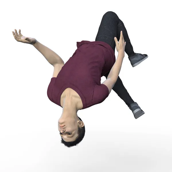 Person Falling Backwards Gif