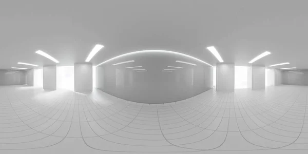 360 degree full panorama environment map of dark concrete cellar ...