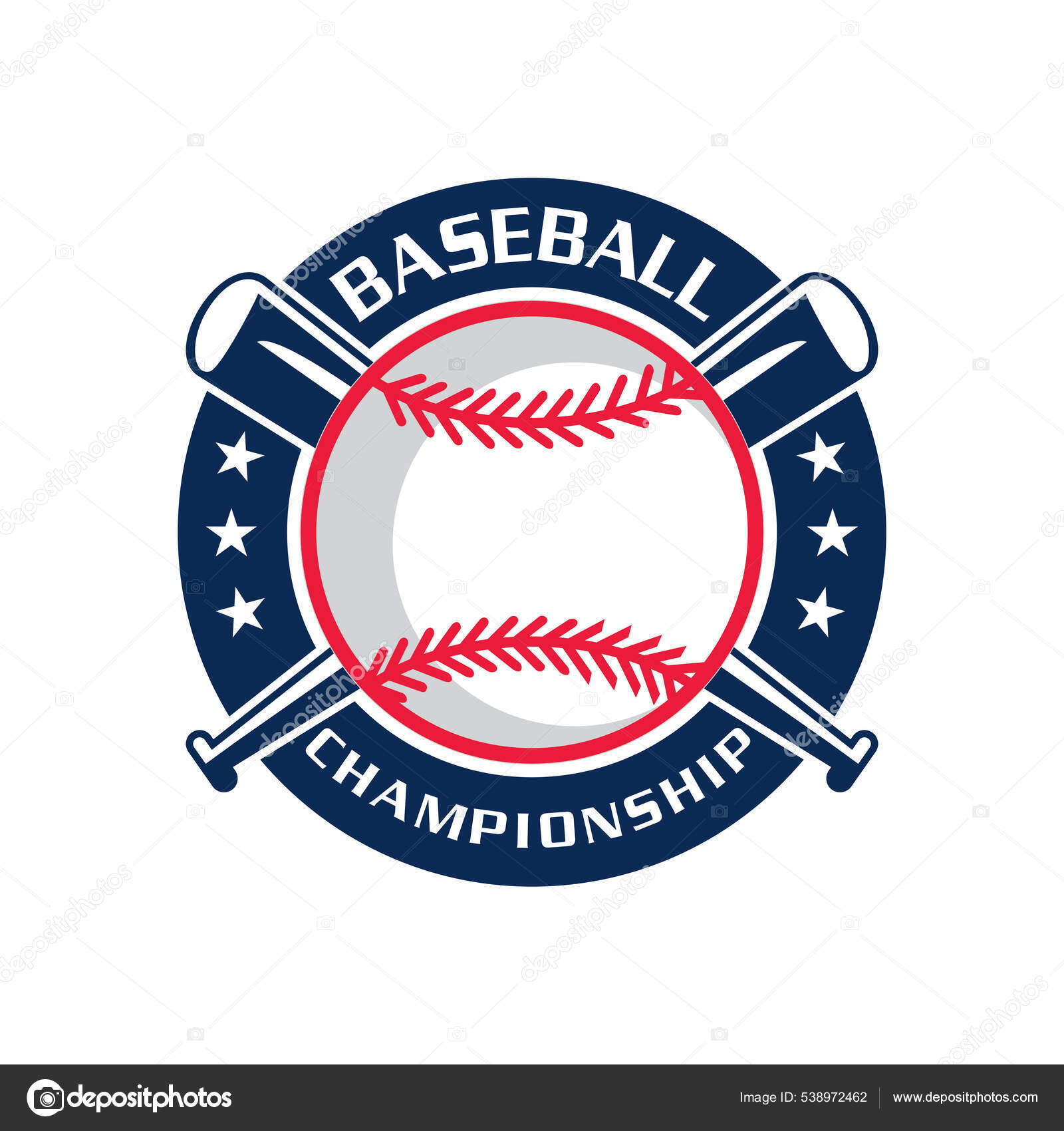 Baseball Vector Sport Logo Vector Vector de stock #538972462 de ©Pure ...