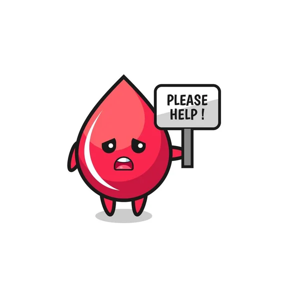 Sad Red Blood Cell Cartoon