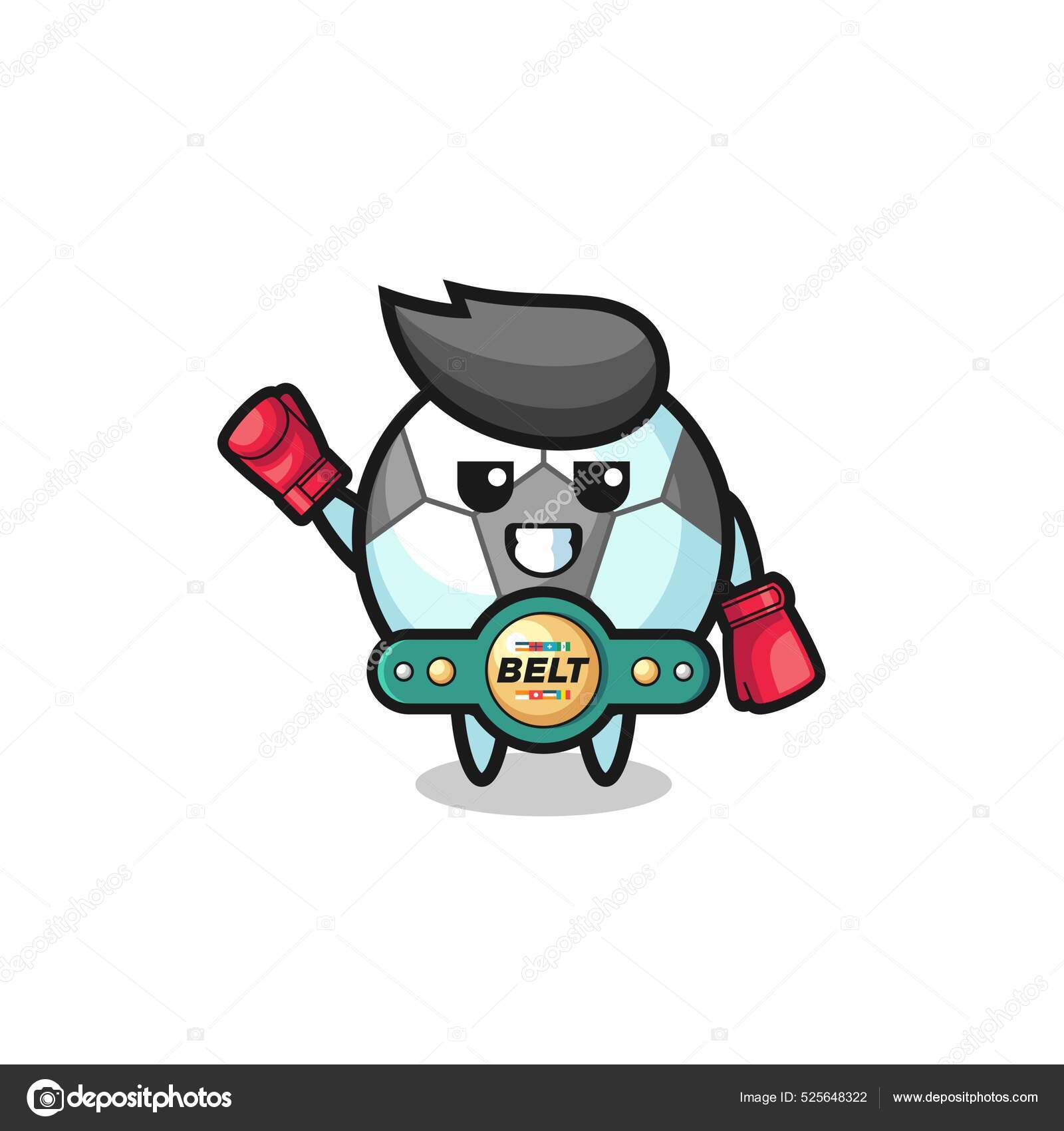 Football Boxer Mascot Character Cute Design Stock Vector by ©heriyusuf ...