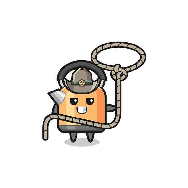 Strawberry Juice Cowboy Lasso Rope Cute Design Stock Vector by ...