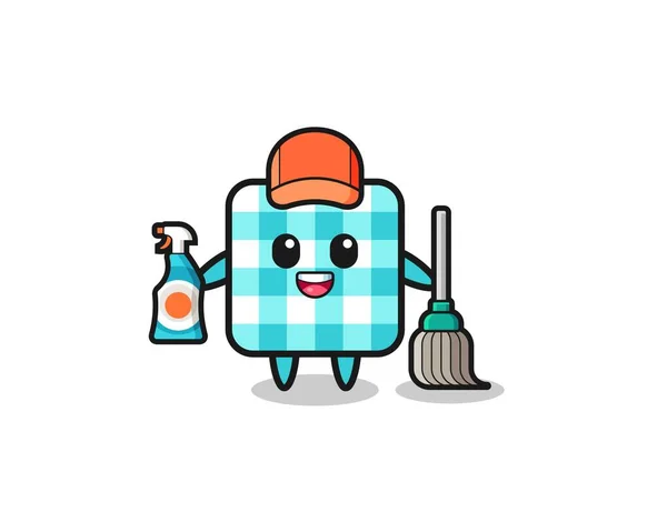 Cute Raw Instant Noodle Character Cleaning Services Mascot Cute Design ...