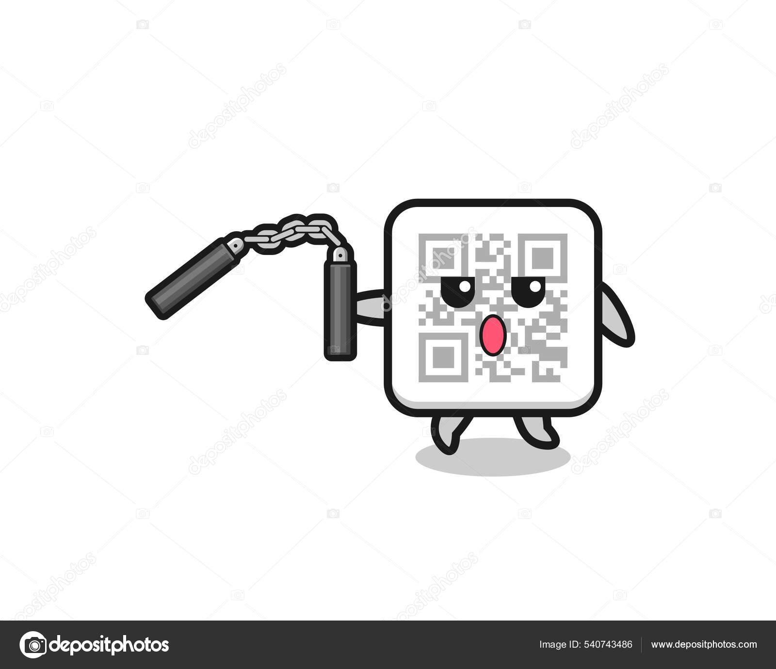 Cartoon Code Using Nunchaku Cute Design Stock Vector by ©heriyusuf.rap ...