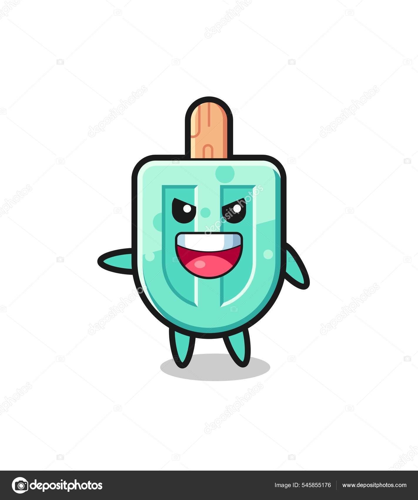 Popsicles Cartoon Very Excited Pose Cute Design Stock Illustration by ...
