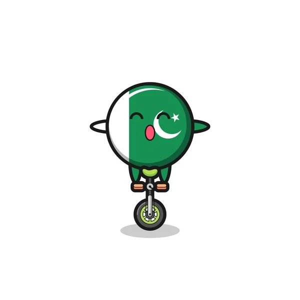 Evil Expression Pakistan Flag Cute Mascot Character Cute Design Stock ...