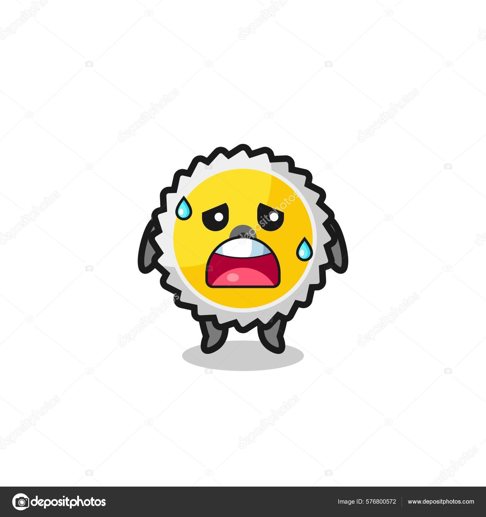 Fatigue Cartoon Saw Blade Cute Design Stock Vector by ©heriyusuf.rap ...