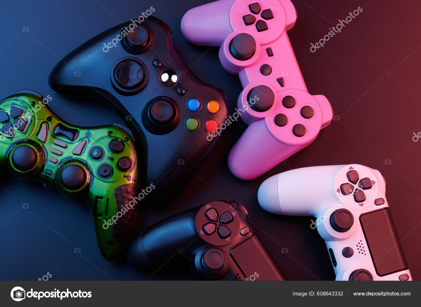 Gaming Controllers Wallpaper