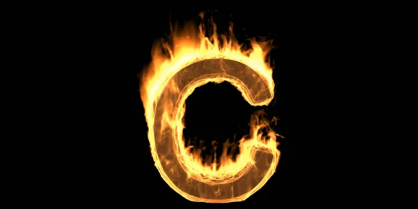 Letter C Fire