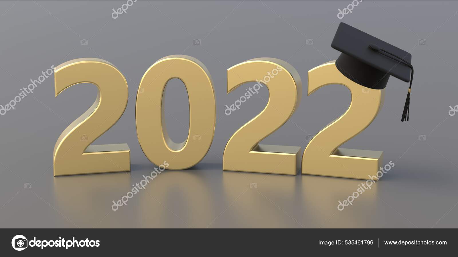 2022 Graduation Cap Background