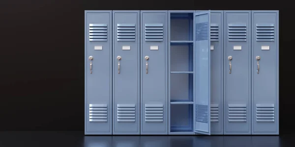 Open School Locker Door