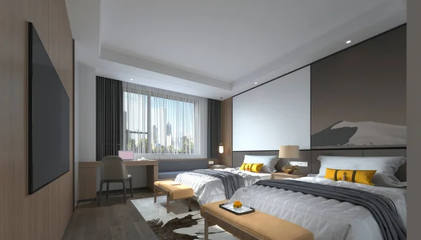 Render Luxury Cafe Restaurant Exterior View — Stock Photo © mtellioglu #550992438