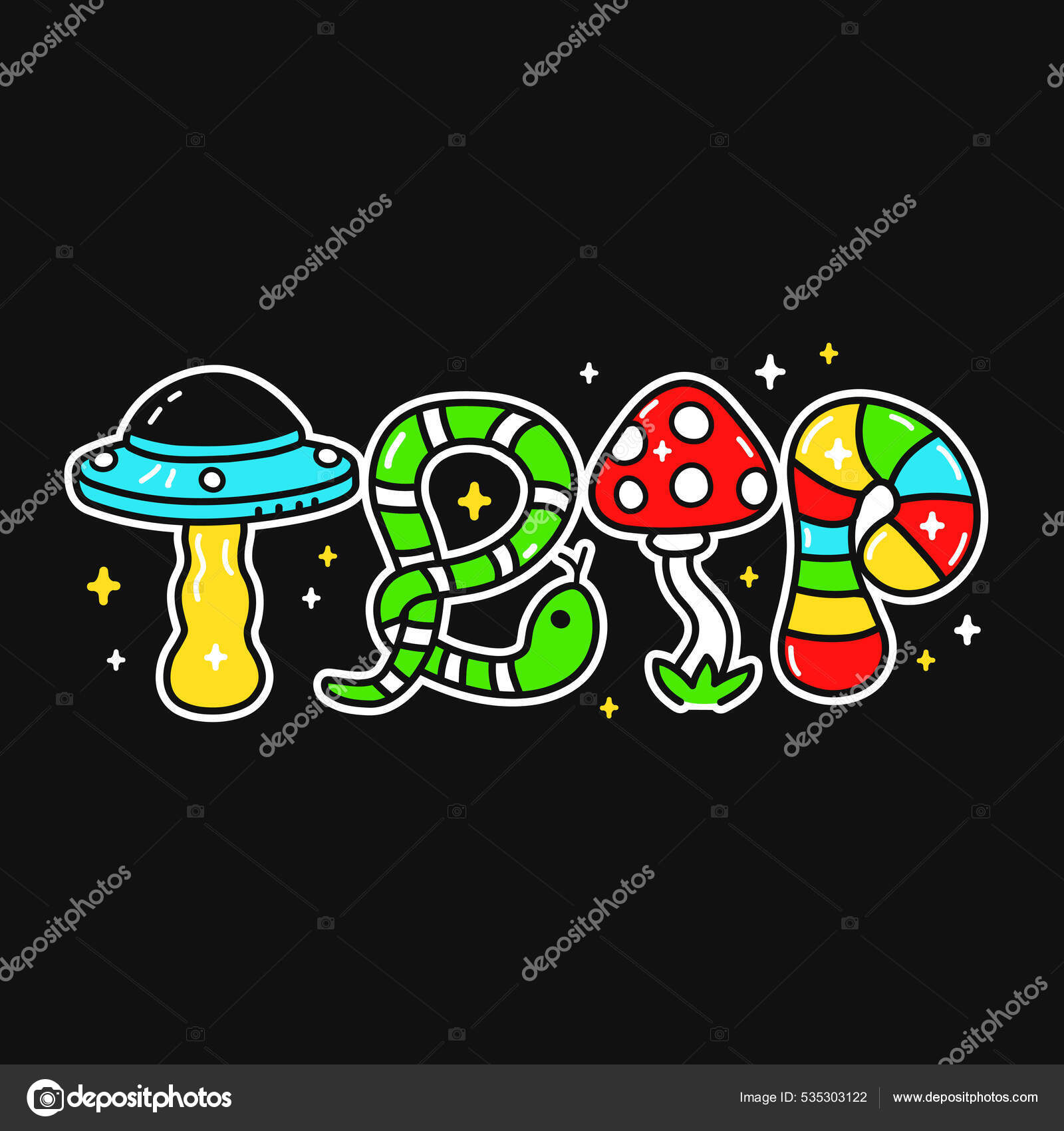 Trippy Cartoon Characters