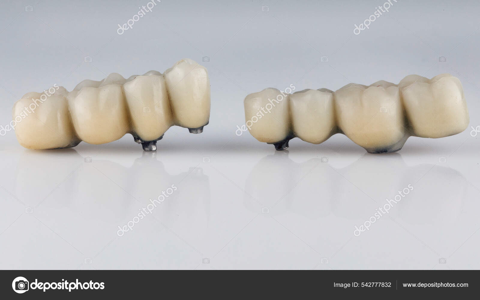 Temporary Dental Bridges Prostheses Special Dental Plastic White ...