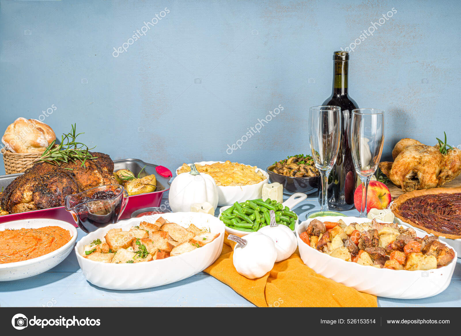 Modern Thanksgiving Feast