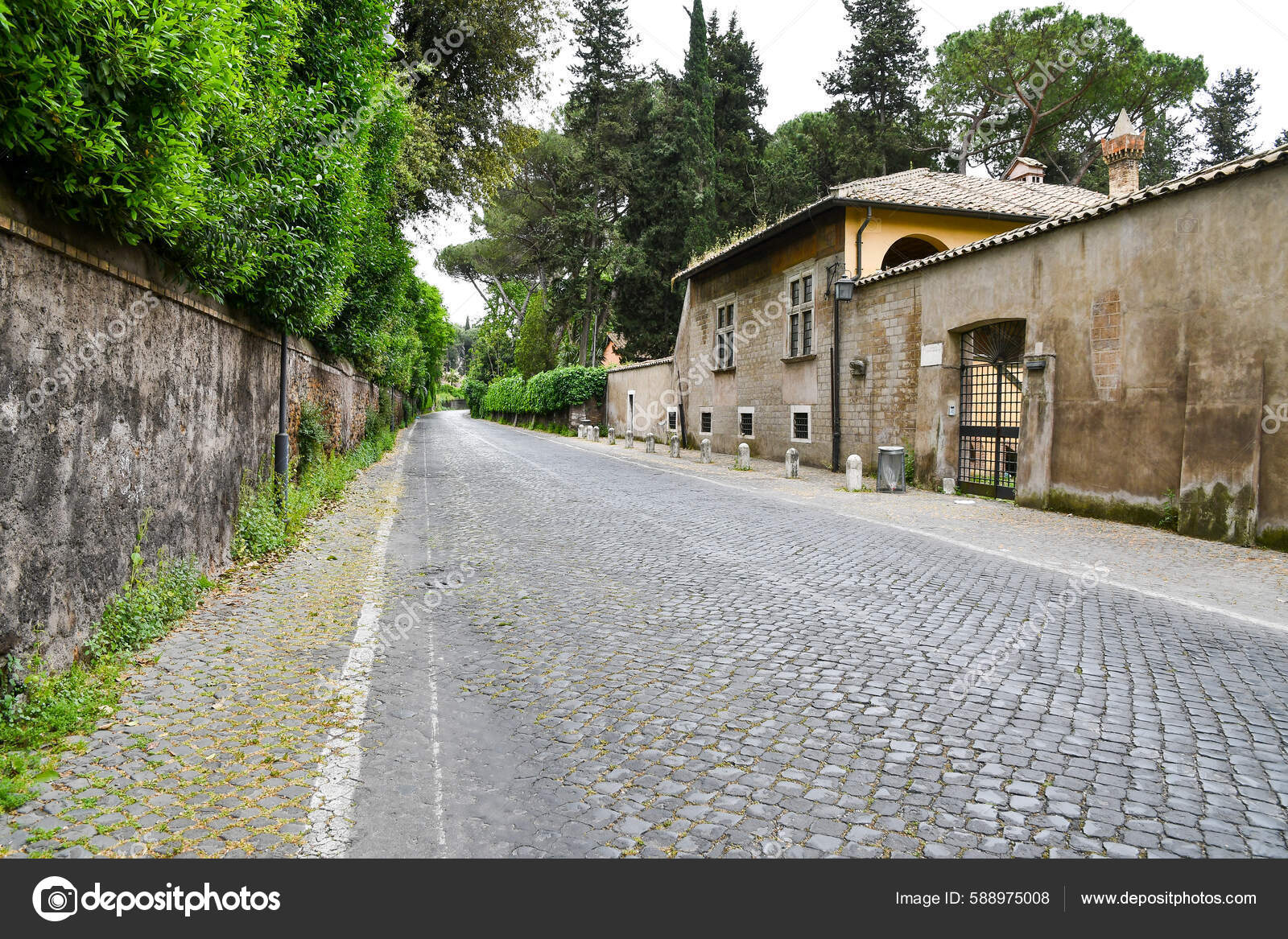 Appia Appian Way Rome Italy Earliest Most Important Road Ancient Stock Photo by ©Tatsuo115 588975008