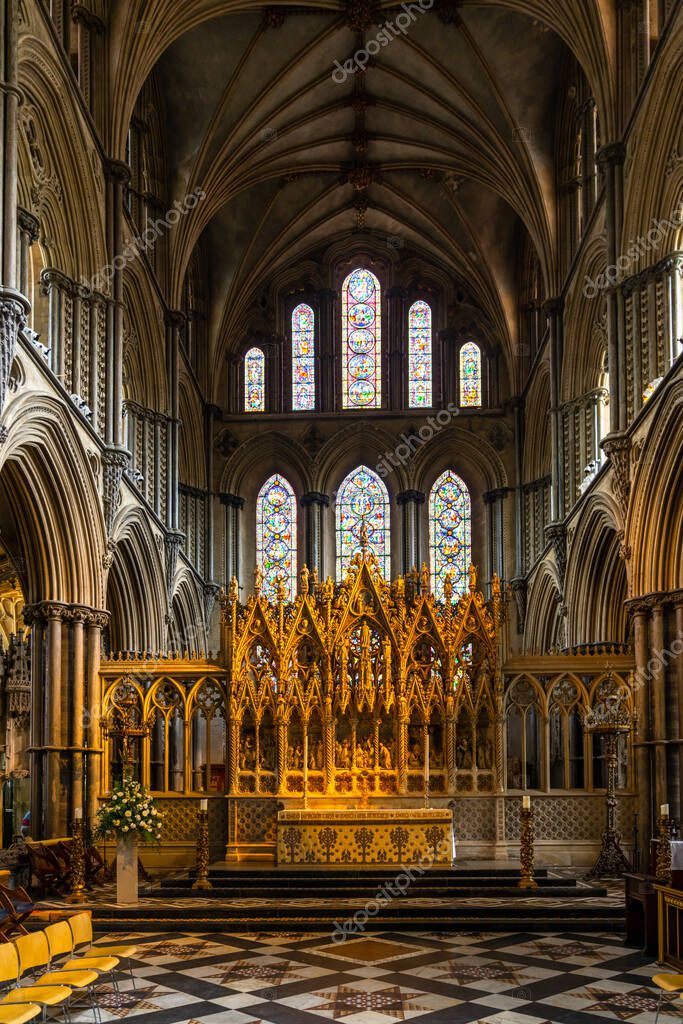 Ely, Reino Unido - 12 de junio de 2022: vista interior de la Catedral ...