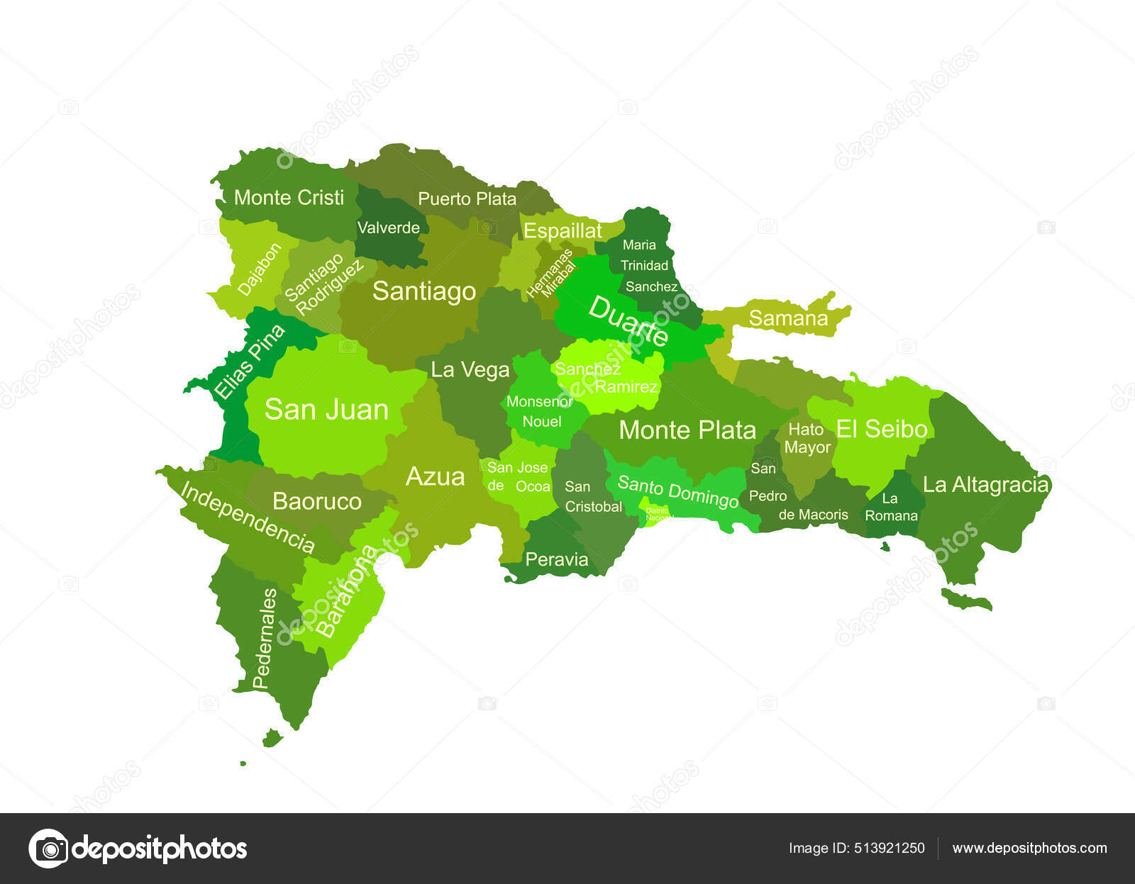 Republica Dominicana Mapa Regiones Mapa De República Dominicana