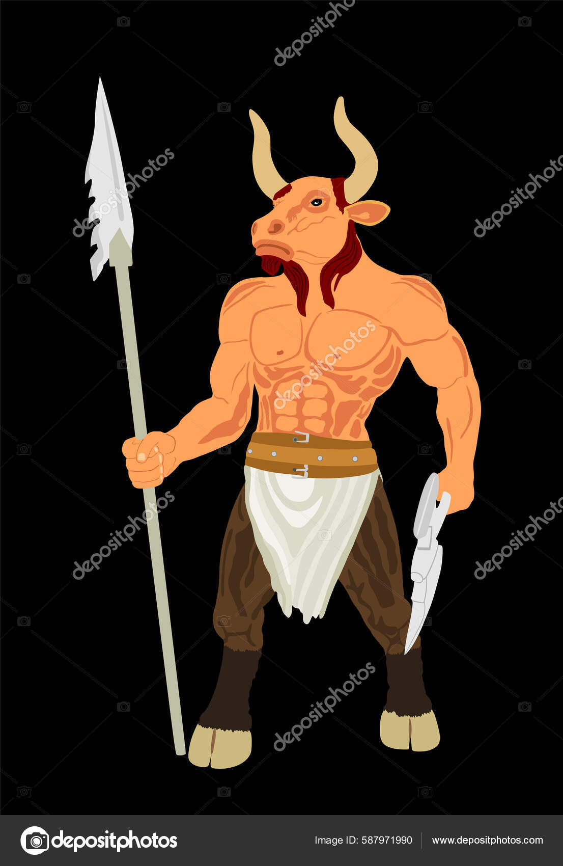 Greek Mythology Creatures Minotaur