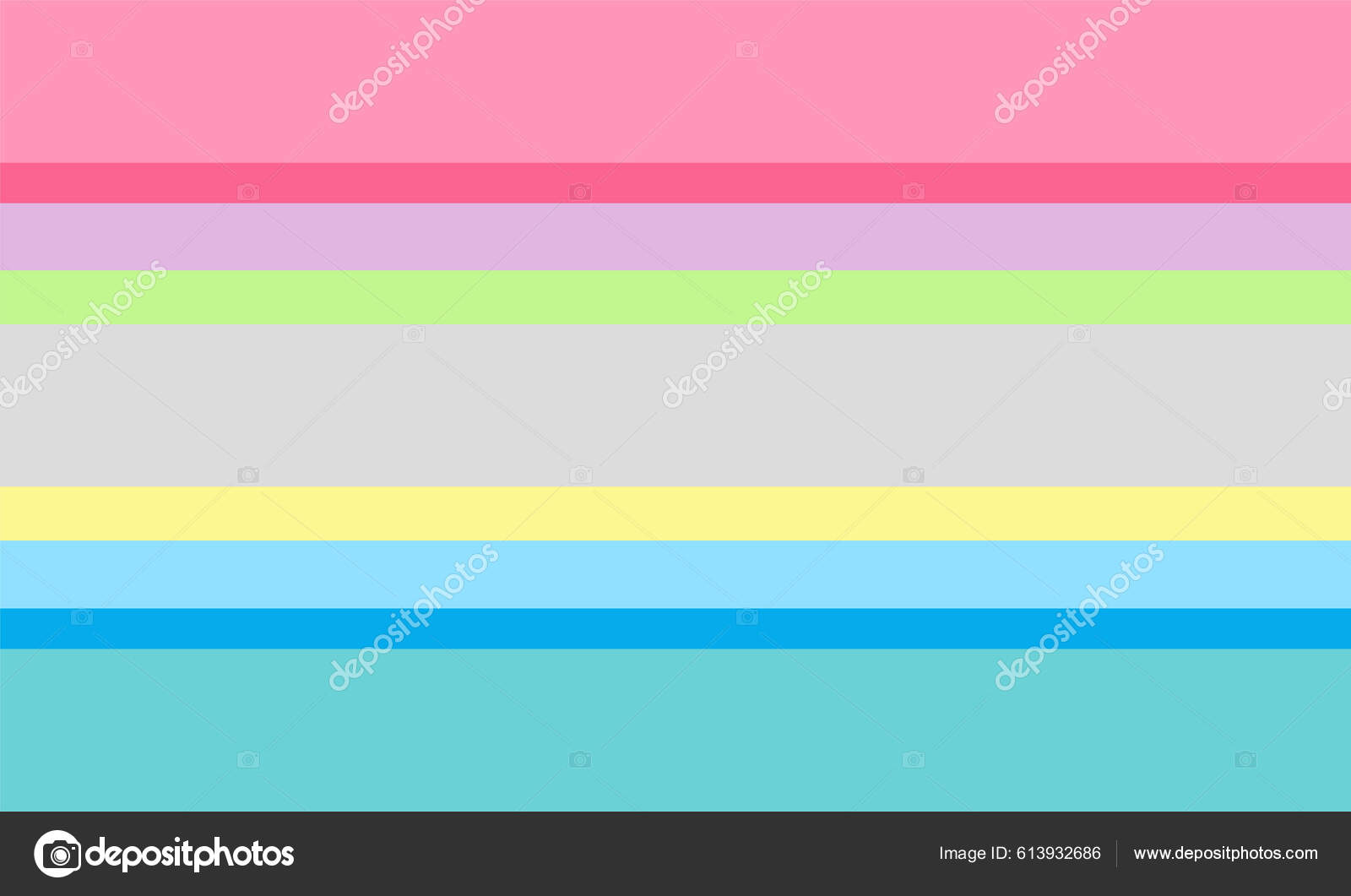Gender Questioning Flag Pride Vector Symbol Different Levels Gender ...
