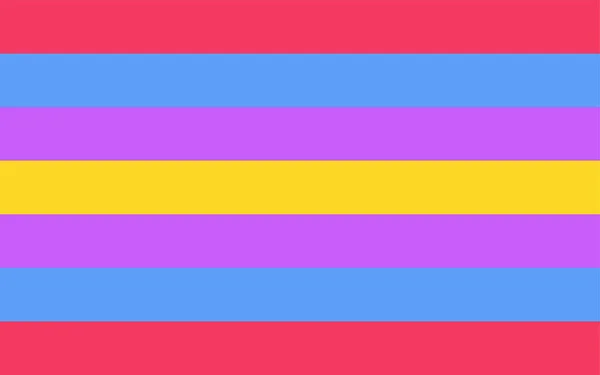 Demigender Flag Vector Illustration Non Binary Gender Identities Feel ...