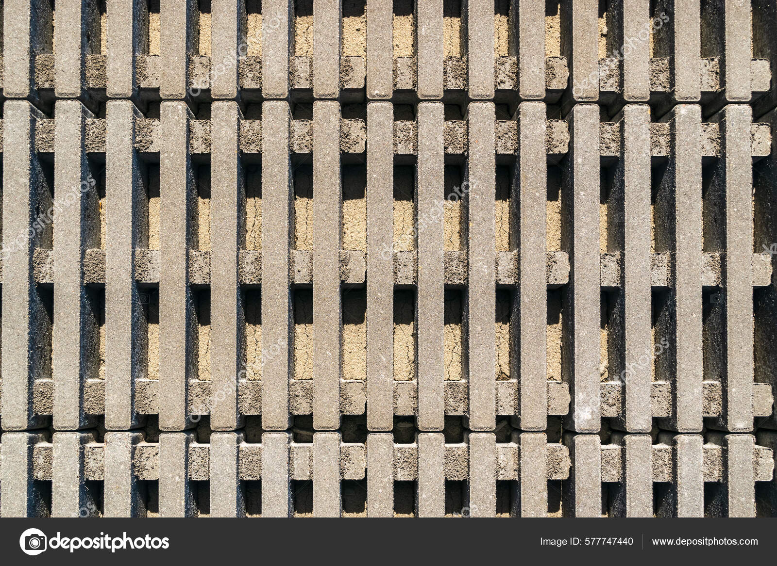 Modern Grating Paved Path Texture Background New Slab Sidewalk Pattern ...