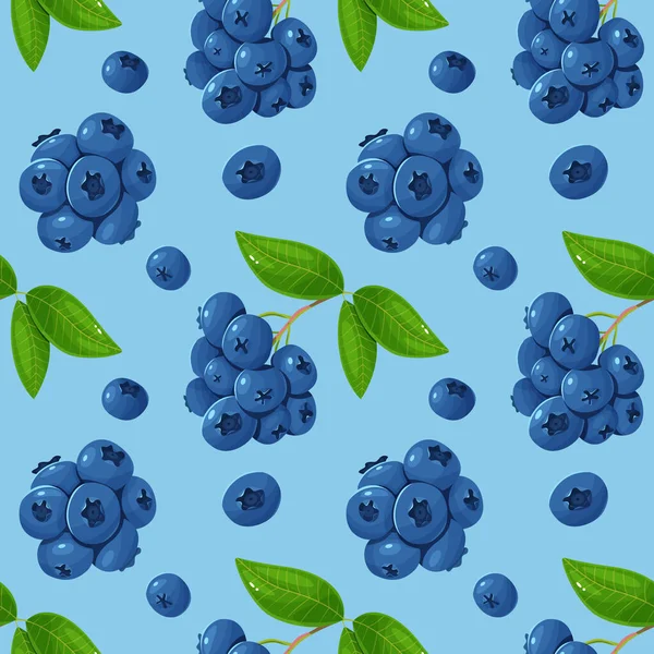 Cute blueberry pattern Stock-Vektorbilder | Depositphotos